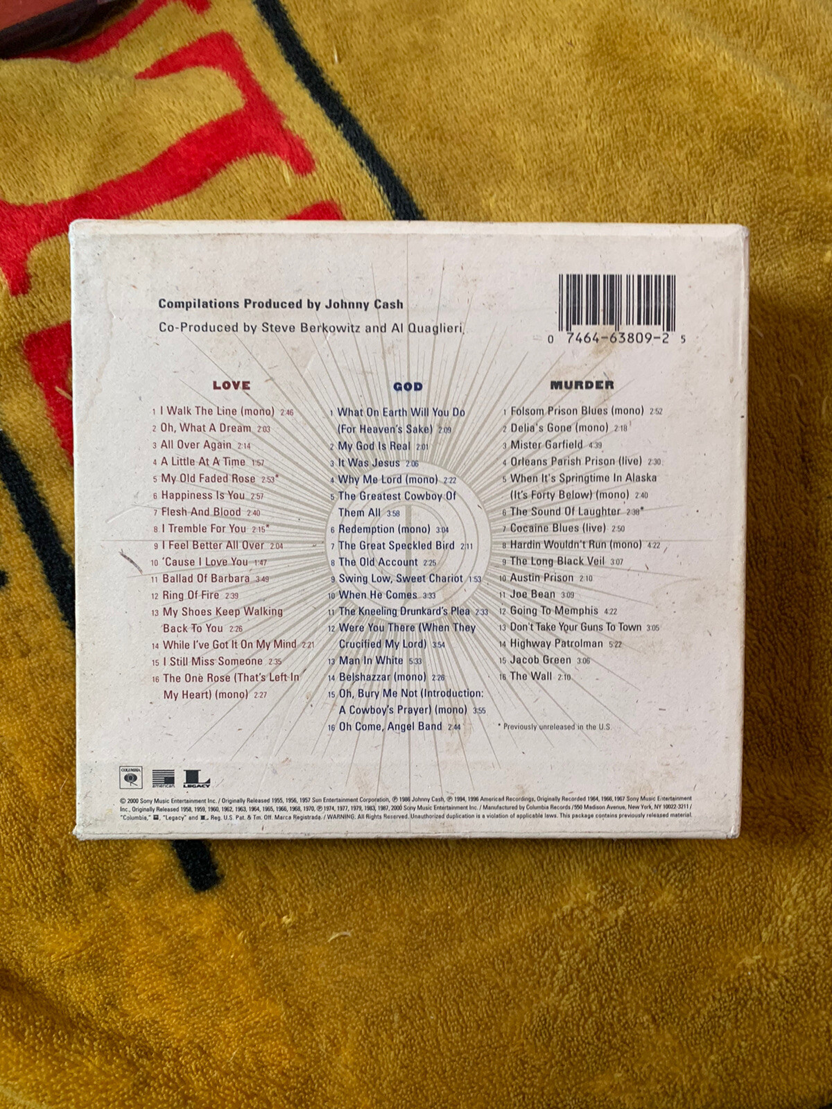 Love God Murder by Johnny Cash (CD, 2000) for sale online | eBay