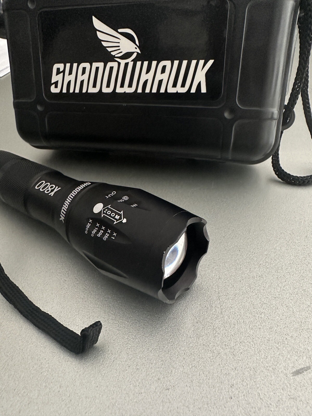 Shadowhawk Tactical Striking Telescopic Flashlight X800 Battery Charger ...