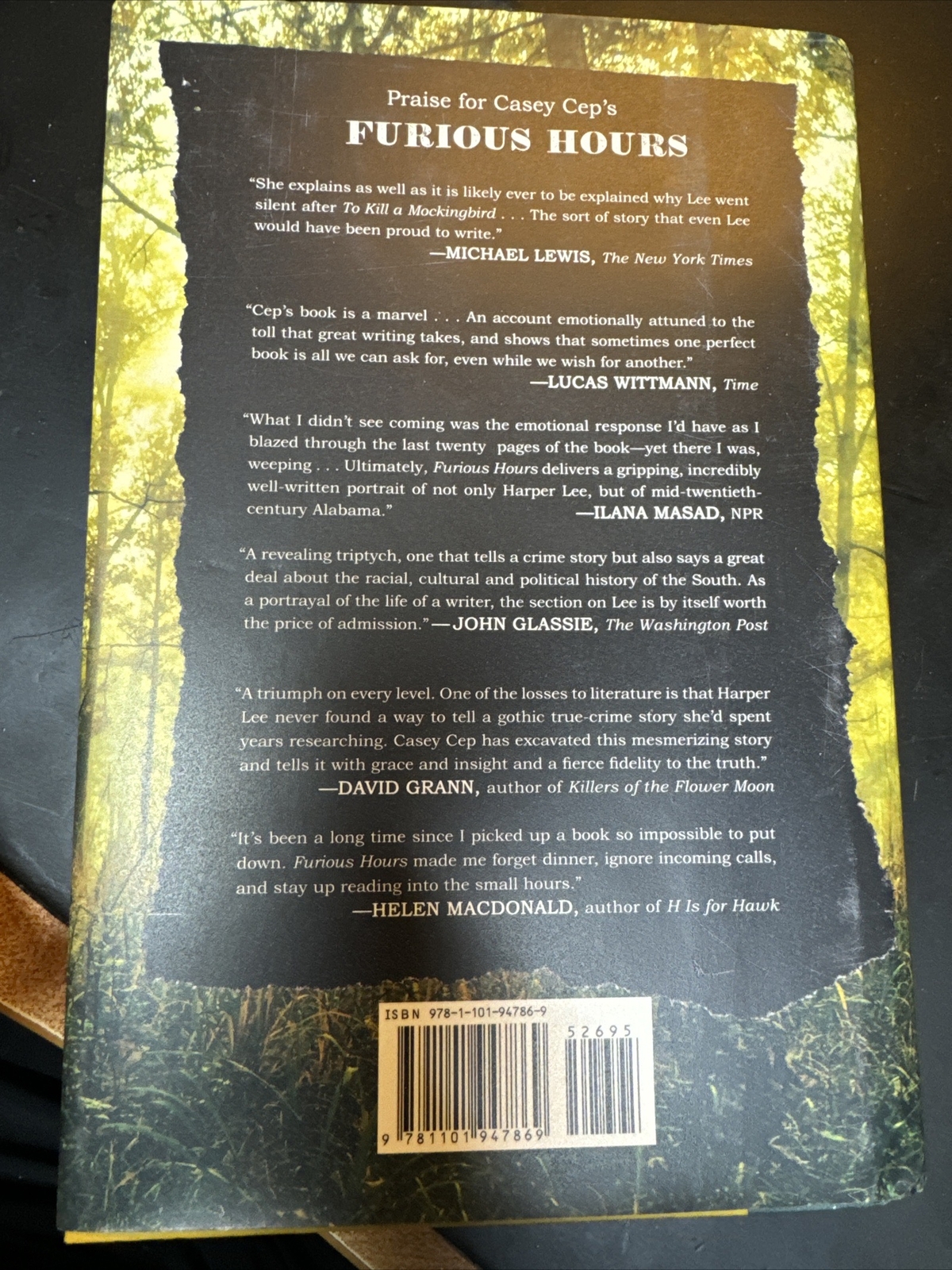 Furious Hours-Murder, Fraud And The Last Trial Of Harper Lee By Casey ...