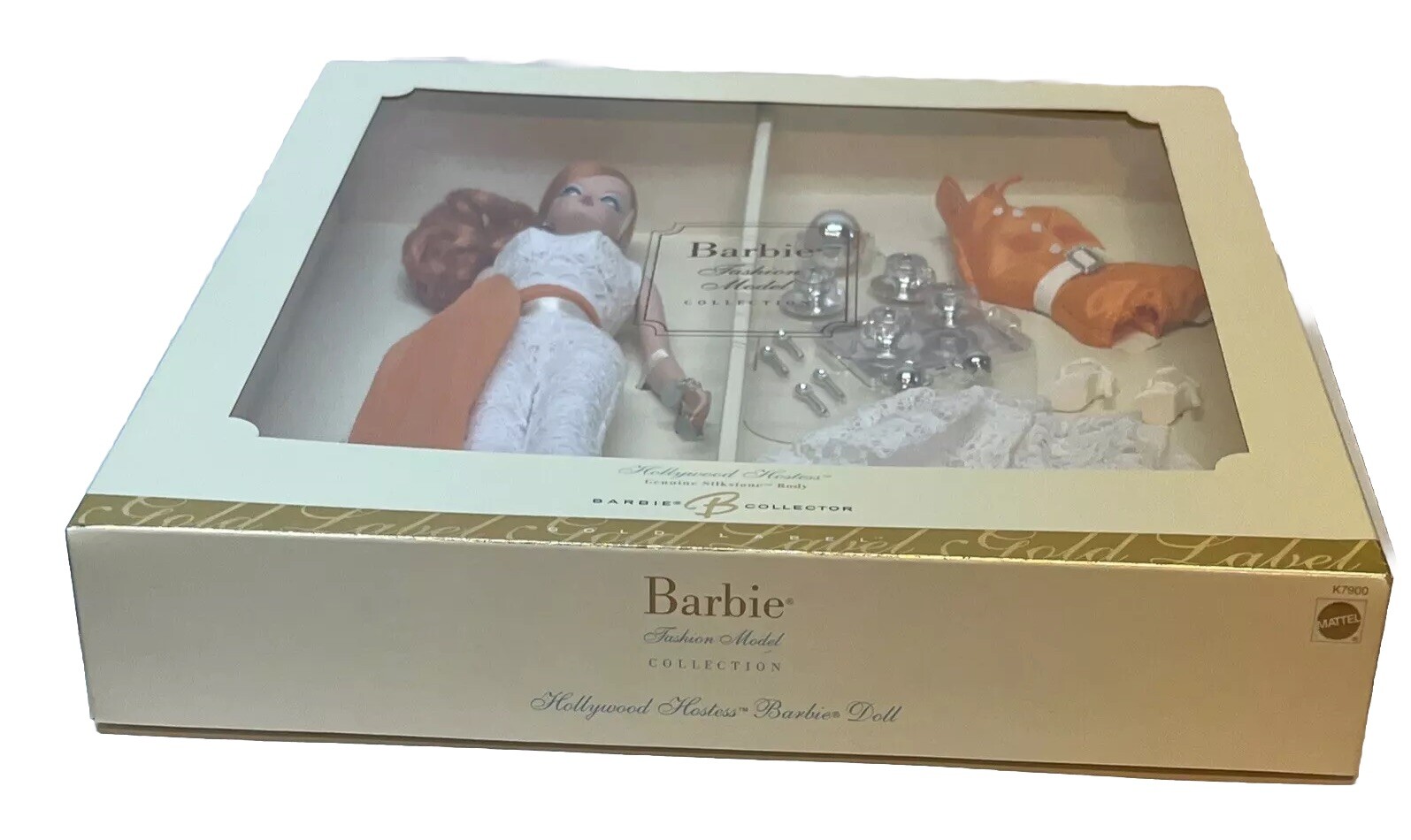 Hollywood Hostess Barbie Doll Giftset Silkstone Gold Label BFMC Mattel ...