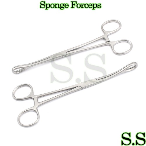 Body Piercing:-2 x Sponge Clamps 7" Straight & Curved | eBay