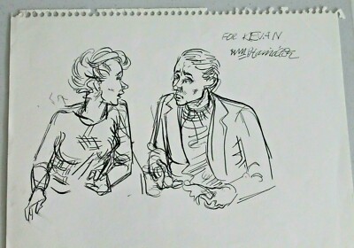 New Yorker Cartoonist William Hamilton d.2016 Signed Auto Original ...