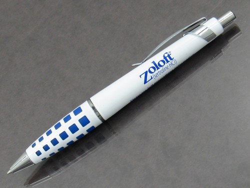 Beautiful Zoloft Metal PEN Drug Rep Pharmaceutical Promo Medical ...