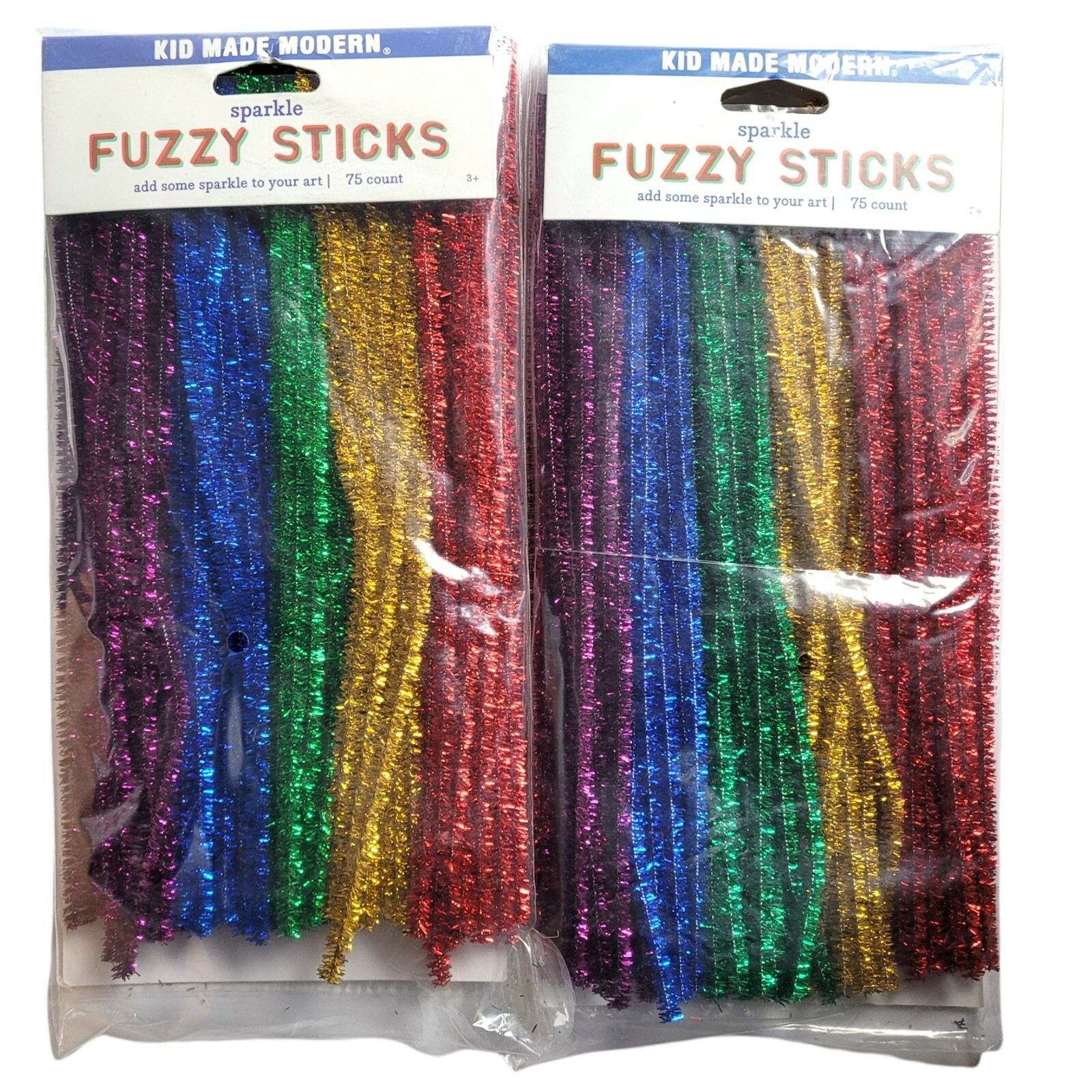 Kid Made Modern 75ct Sparkle Fuzzy Sticks Pipe Cleaners for sale online ...