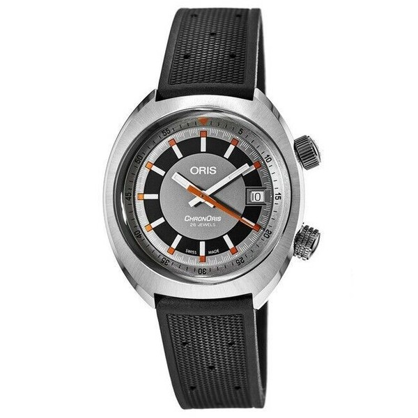 Oris Chronoris Gray Men's Watch - 01 733 7737 4053-07 4 19 01FC for ...