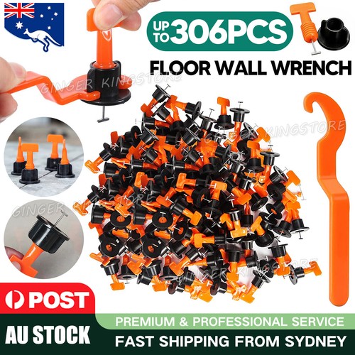 UPTO 306X Tile Leveling System Clips Levelling Spacer Tiling Tool Floor ...