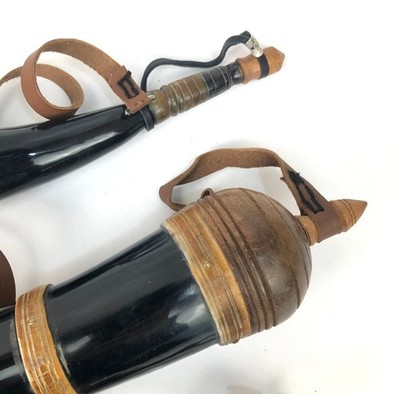 Southern Banded Powder Horn - Black | eBay