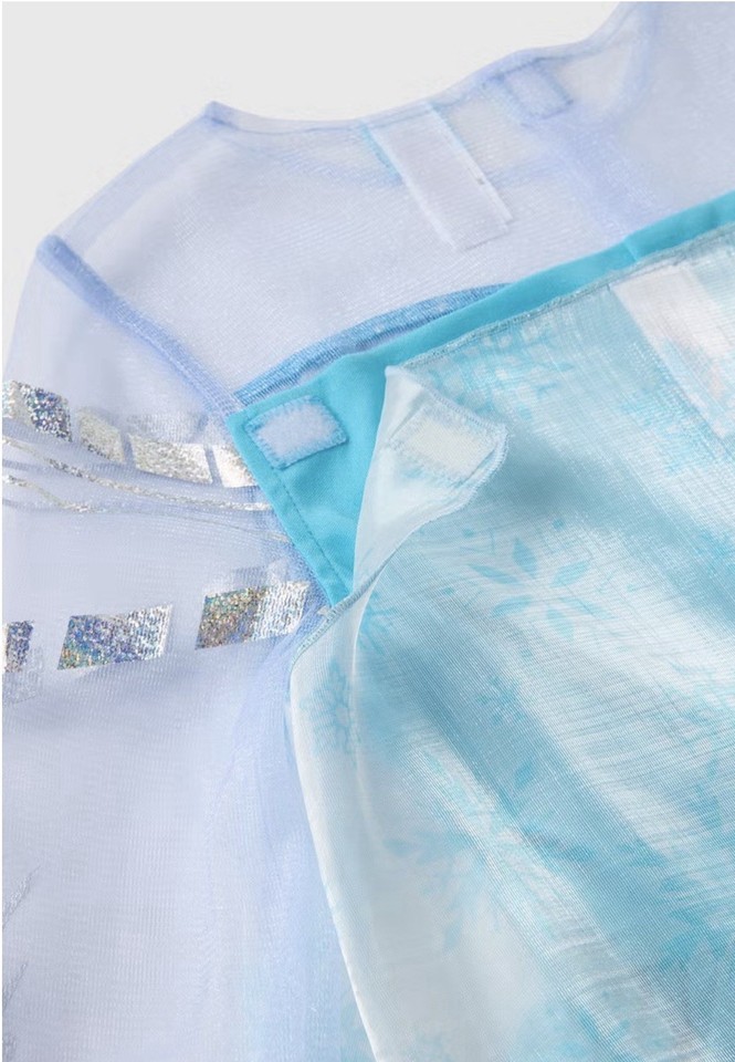 Disney Kids Blue Frozen Elsa Costume - Age 7 - 8 Years Princess Dress ...