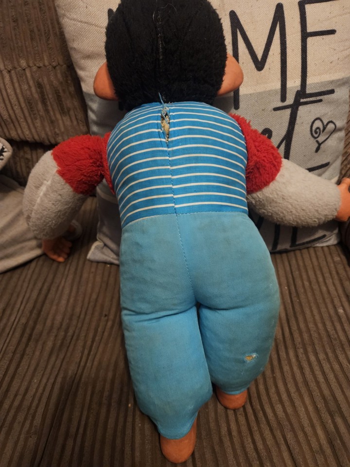 Jacko Monkey Soft Toy Doll with Blinking Eyes Vintage 1960s/70s | eBay UK