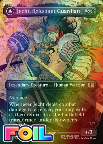 x1 Jecht Reluctant Guardian Braska's Final Aeon FOIL FIN MTG 363 BORDERLESS 1x | eBay