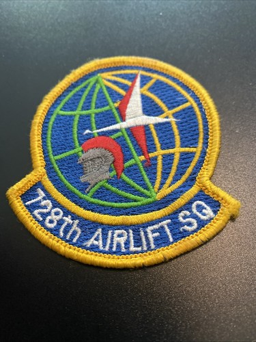 728th Airlift SQ Sew On Patch | eBay