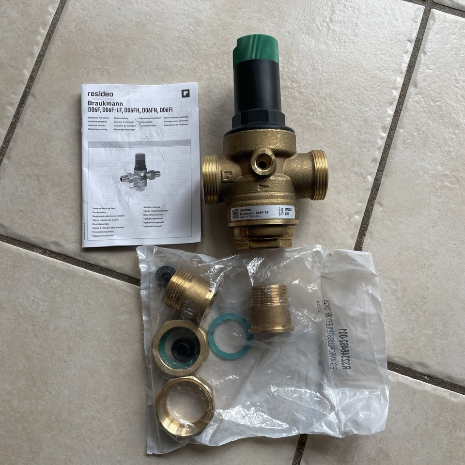 Braukmann Resideo D06F-1B Pressure Reducing Valve DN25 NEW | eBay