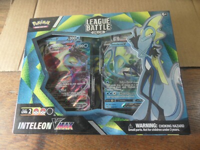 L-8 2021 Pokemon League Battle deck box Inteleon Vmax promo cards 60 ...