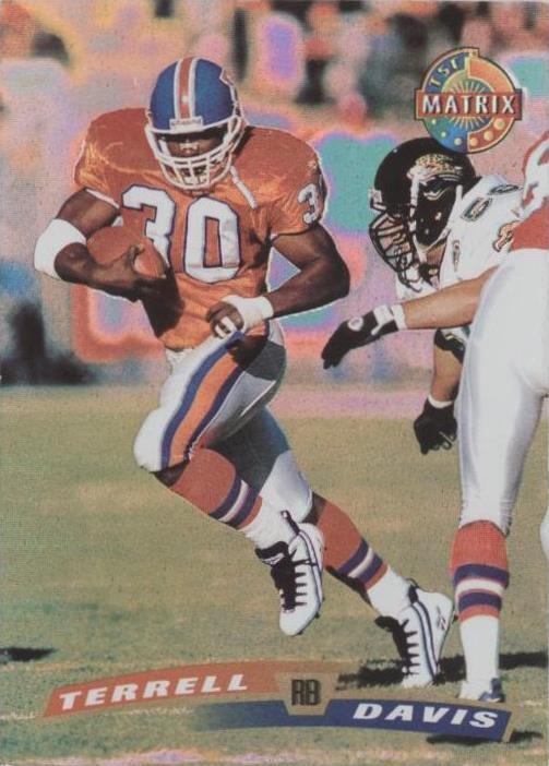1996 Topps Stadium Club - Terrell Davis #72 Matrix for sale online | eBay