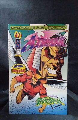 Airman #1 1993 malibu Comic Book b&b | eBay