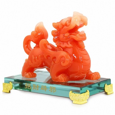 Feng Shui Red Pi Yao/Pi Xiu Wealth Porsperity StatueFeng Shui Décor | eBay