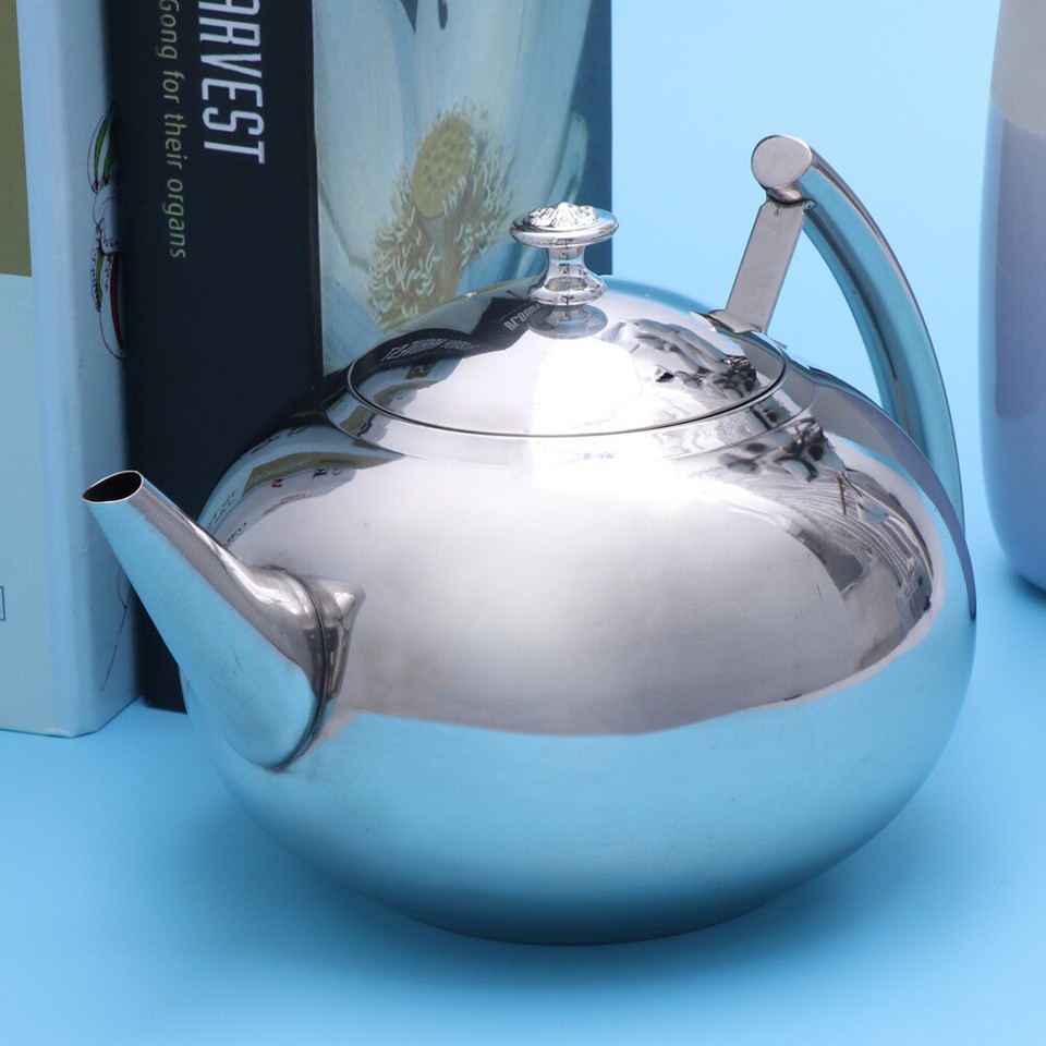 Rustic Water Kettle Large Stainless Steel Teapot Coffee Kettle Metal ...