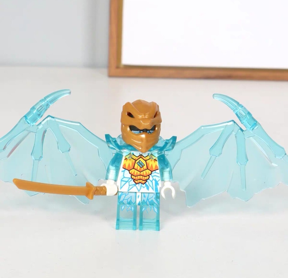 New 8pcs Ninjago Golden Energy Dragon Golden Energy Dragon Lloyd ...