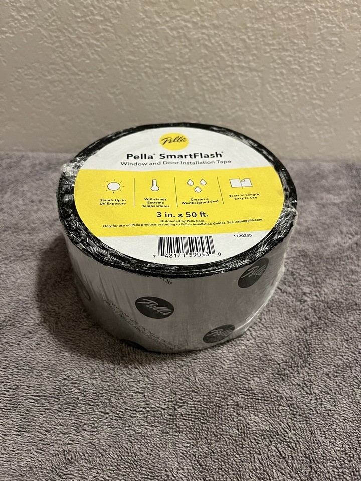 3" x 50' Pella Smart Flash Window & Door Installation Flashing Tape New ...