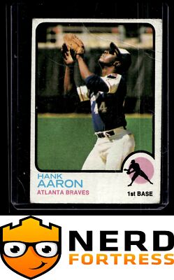1973 Topps #100 Hank Aaron Good | eBay