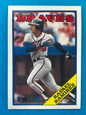 1988 Topps Rafael Ramirez #379 Baseball Card Atlanta Braves | eBay