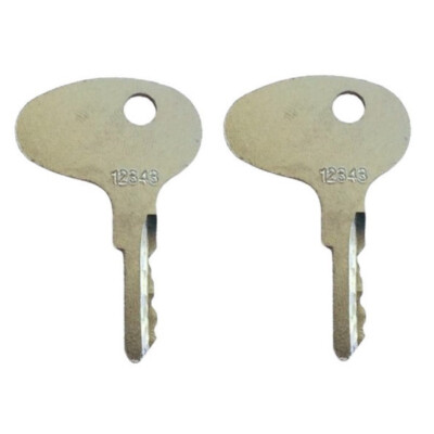 2 CAT - Caterpillar Mitsubishi Forklift Ignition Keys # 123243 | eBay