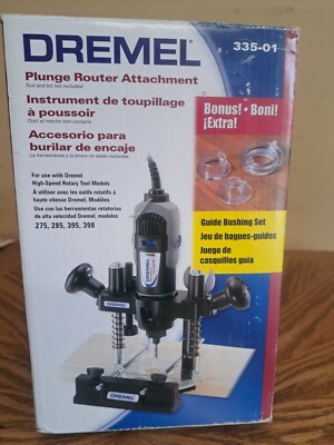 Dremel Rotary Tool Plunge Router Attachment 335-01 New | eBay