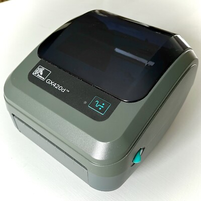 READ Zebra GX420d Wireless Thermal eBay Barcode Label Printer Red ...