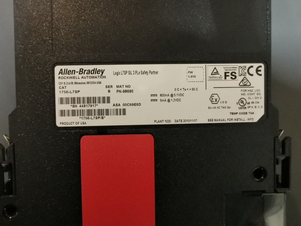 Lot of 10: Allen Bradley Logix 1756-EN2TR, 1756-L72S, 1756-L7SP, READ ...