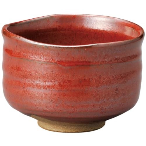 Ale-net Matcha bowl Matcha tea bowl Iron red tea bowl Wooden box Made ...