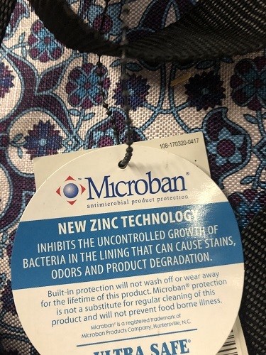 Lunch Bag With Microban Zinc Technology To Fight Against Bacteria | eBay