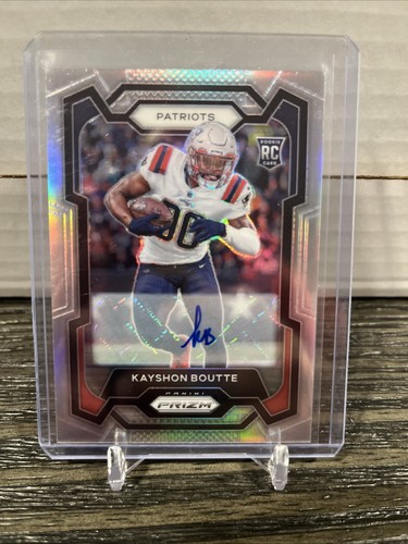 2023 Panini Prizm Rookies Silver Prizm Auto Kayshon Boutte #370 Rookie ...