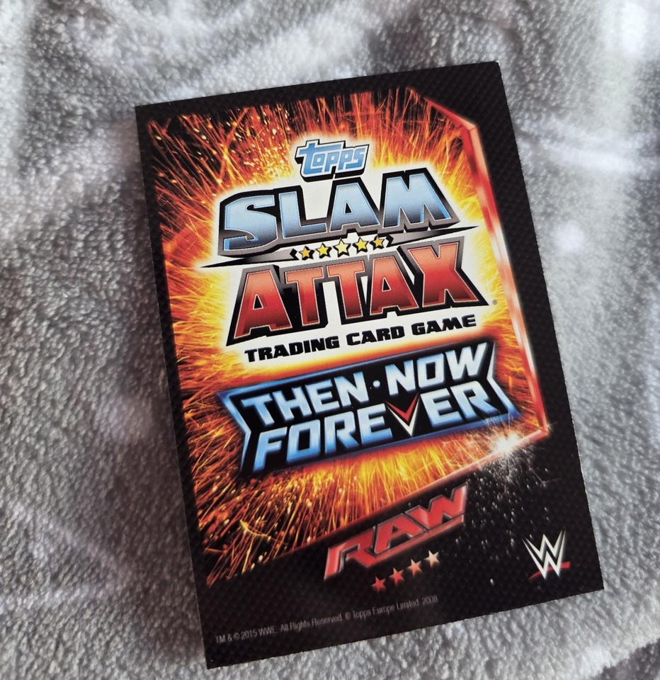 WWE Slam Attax Then Now Forever Topps 2015 Triple H Wrestling Trading ...