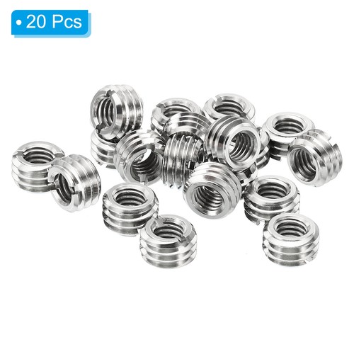 Thread Adapter Sleeve Reducing Nut Insert 20pcs M10x1.5 Male M6x1 ...