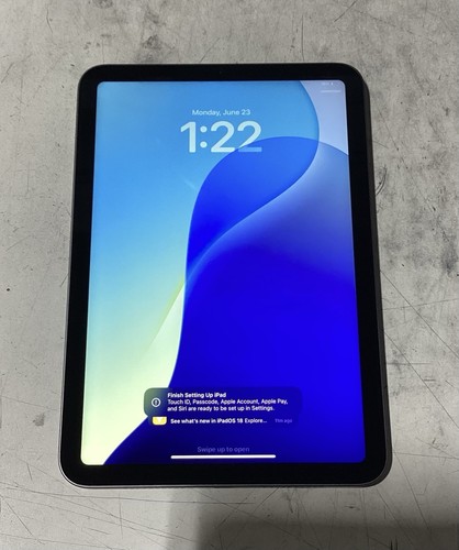 Apple iPad mini 6th Generation A2567 (64GB, Wi-Fi Only, Space Gray) | eBay