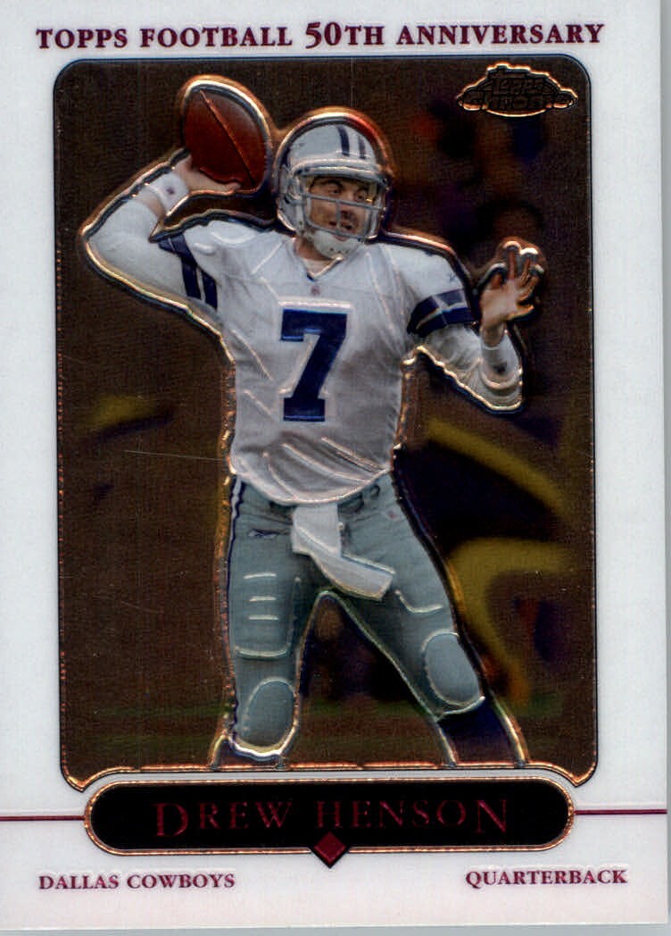 2005 Topps Chrome Football #108 Drew Henson - Dallas Cowboys | eBay