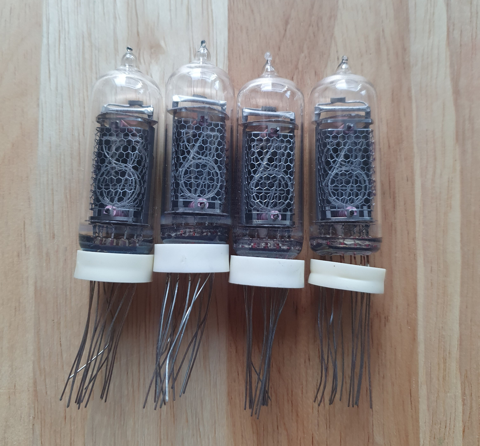 Lot of 4 In-14 Nixie tubes. NOS Tested. For Nixie clock. | eBay