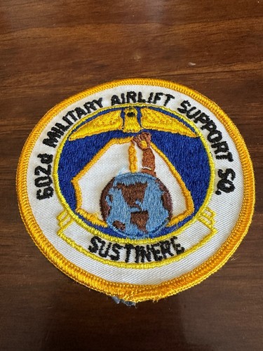 Vintage USAF 602nd Military Airlift Support Squadron Patch | eBay