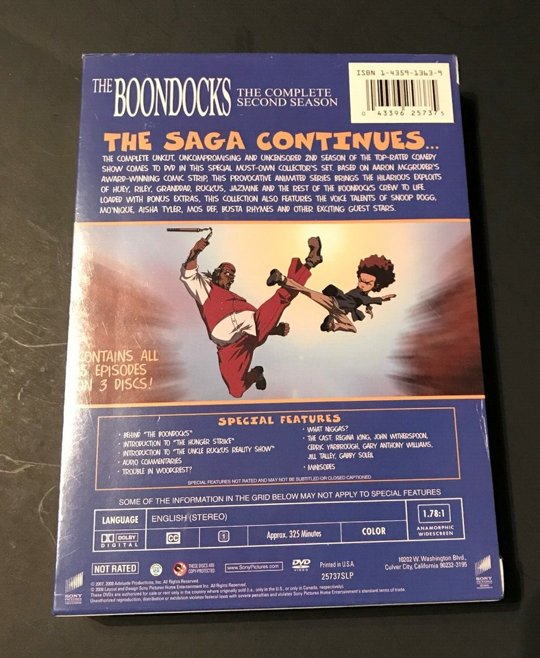The Boondocks - Complete Second Season (DVD, 2008, 3-Disc Set ...