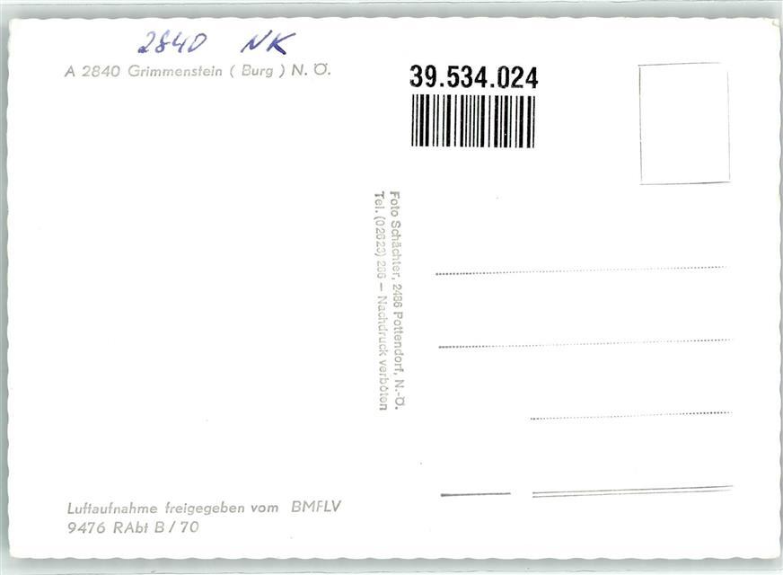 39534024 - Grimmenstein Fliegeraufnahme Burg Neunkirchen, Bezirk | eBay