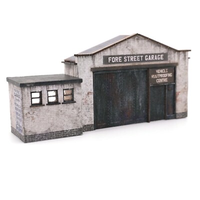 LOW RELIEF BACKSTREET GARAGE KIT FOR OO GAUGE 1:76 MODEL RAILWAY ...