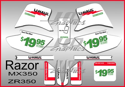 Razor MX350 graphics kit decals THICK AND HIGH GLOSS yamaha | eBay
