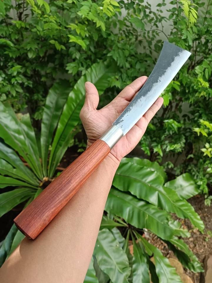 Handmade machete Parang camping garden knife 11” forged blade, Rosewood ...