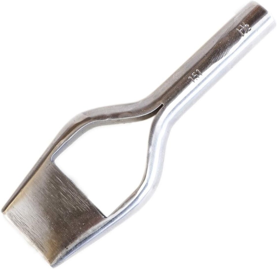 Hand-Forged Leather Punch Tool - Precision Manual Oblong Punch for ...