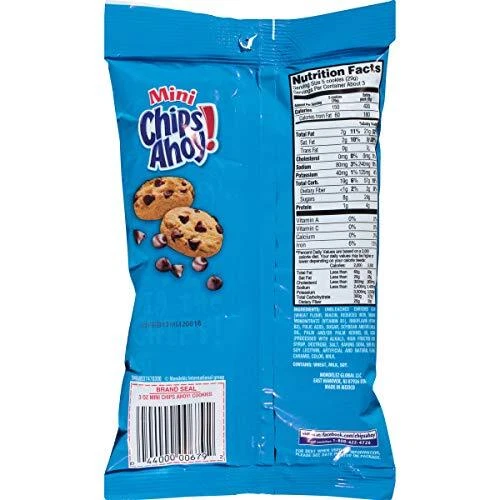 Chips Ahoy Nutrition Label