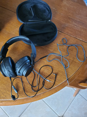JBL Synchros Slate S500 Black Powered Over-the-Ear Stereo Headphones ...