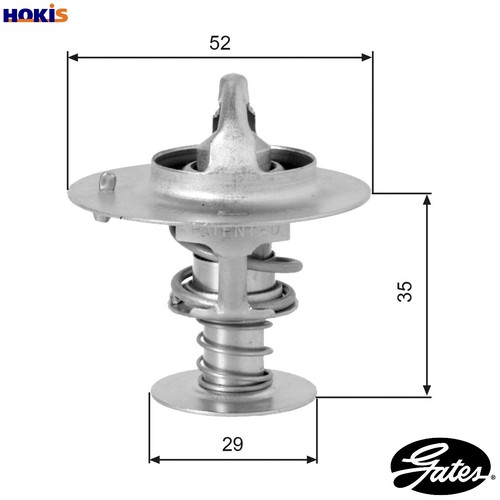 THERMOSTAT COOLANT TH03382G1 FOR MITSUBISHI CHARIOT SPACE/WAGON ETERNA ...