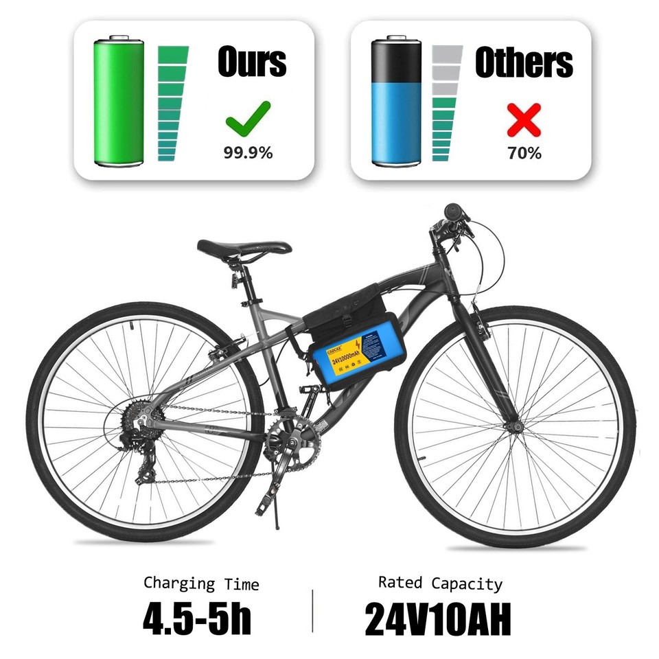24V 10Ah Lithium ion Ebike Battery Replacement Battery for Jetson ...