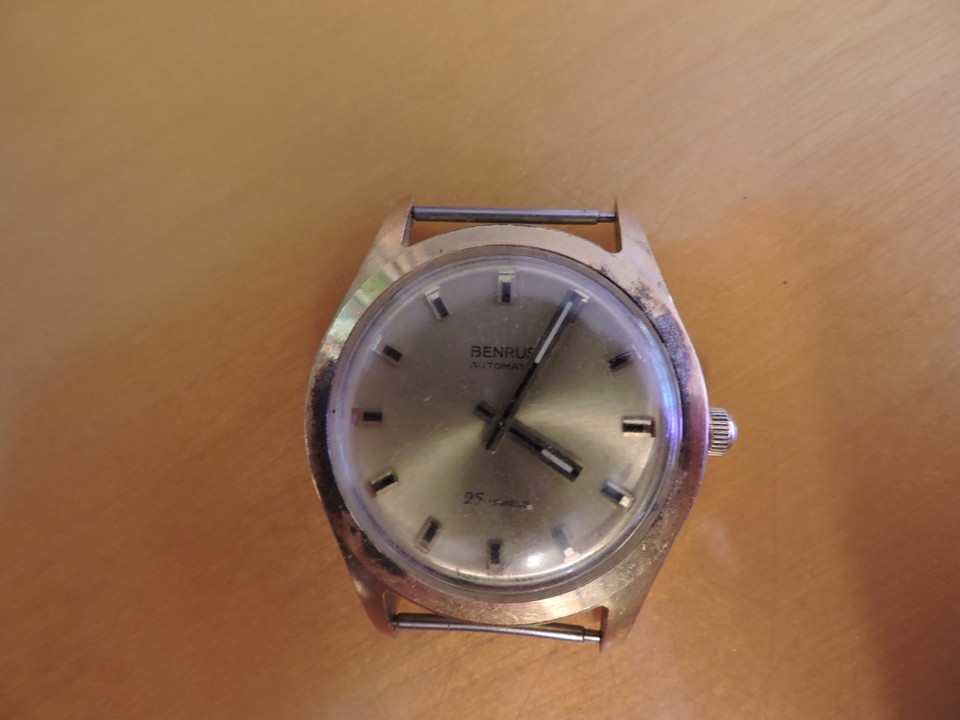 Benrus Automatic Wristwatch (no band) ~Still Working~ for restoration ...