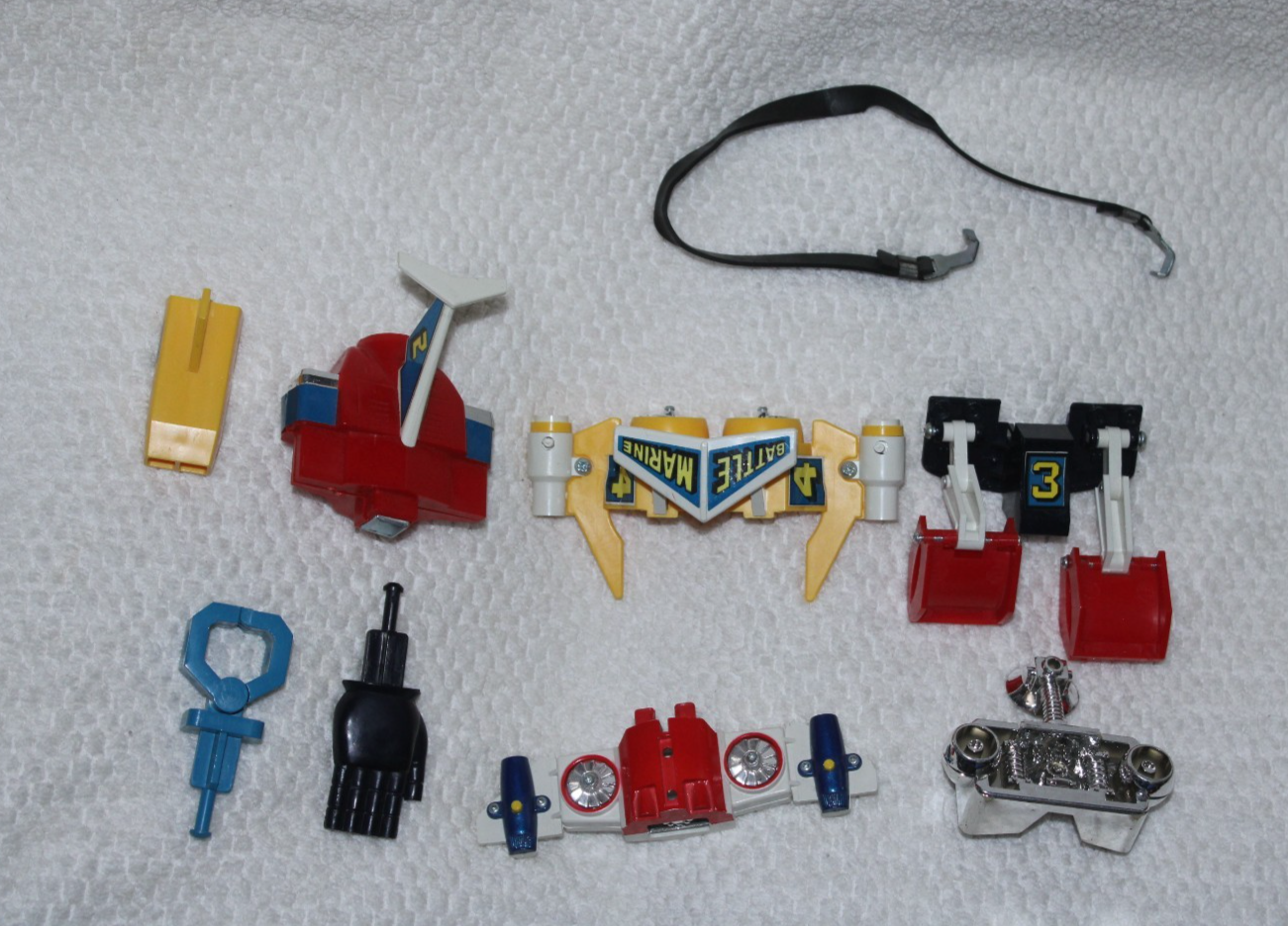 1982 Bandai Godaikin Dx Combattra Accessories Popy Chogoking Shogun ...